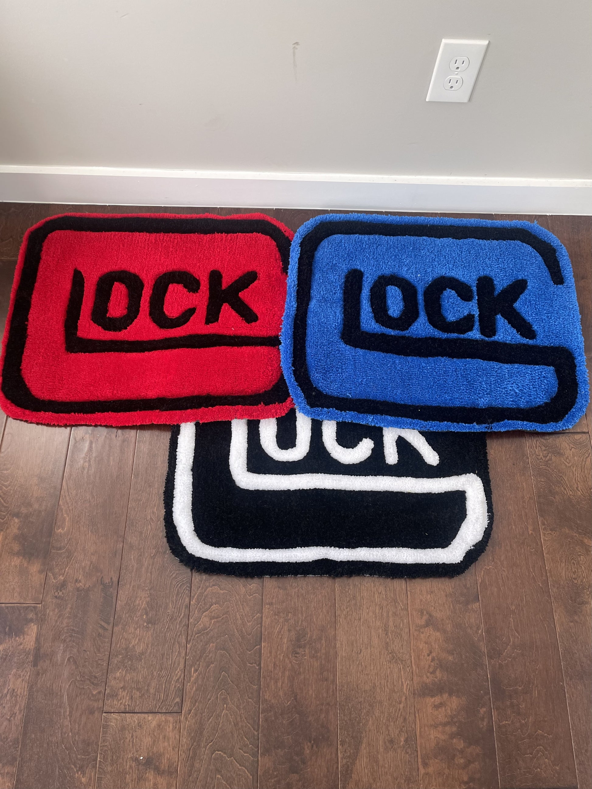 Glock Logo Rug – NastyRugsCo